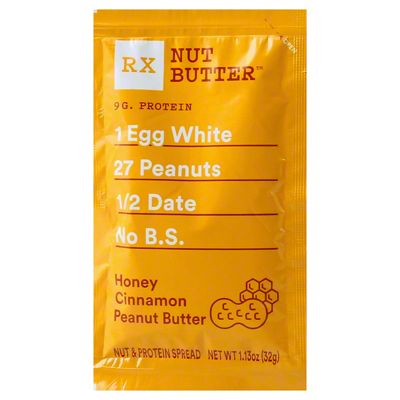 Rx Nut Butter Honey Cinnamon Peanut Butter, 1.13 oz | Central Market ...