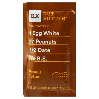 Rx Nut Butter Peanut Butter, 1.13 oz | Central Market - Really Into Food