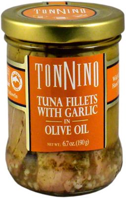 Tonnino Tuna Filets With Garlic, 6.7 oz | Central Market - Really Into Food