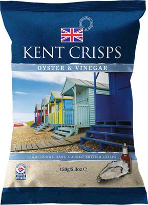 Kent Crisps Oyster & Vinegar Crisps, 150 g | Central Market - Really ...