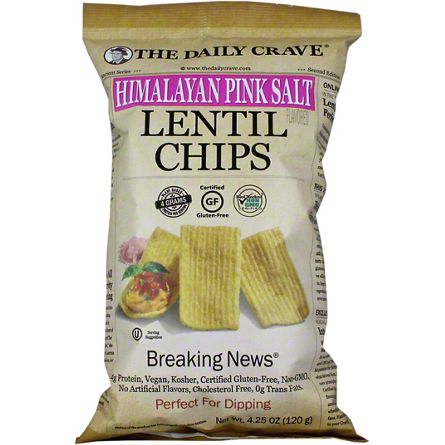 The Daily Crave Chips Lentil Himalayan Pink Salt, 4.25 OZ | Central ...