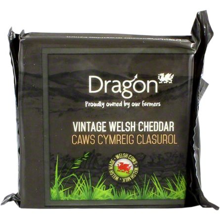 Dragon Vintage Welsh Cheddar, 180 g | Central Market - Really Into Food