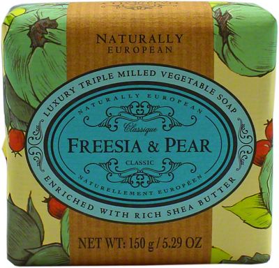 Naturally European Freesia & Pear Soap, 5.29 oz | Central Market ...