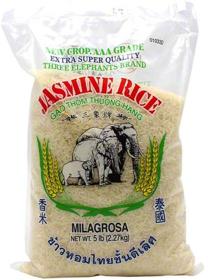 Three Elephants Thai Jasmine Rice, 5 lb | Central Market - Really Into Food