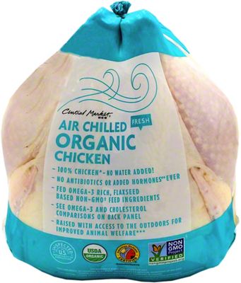 Central Market Organic Air-Chilled Whole Young Chicken, 4-5 lbs ...