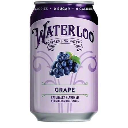 Waterloo Grape Sparkling Water, 12 oz | Central Market - Really Into Food