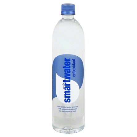 Glaceau Smartwater Antioxidant Vapor Distilled Electrolyte Water, 1 L ...