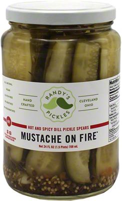 Randy's Randys Pickles Mustache On Fire Pickles, 24 oz | Central Market ...