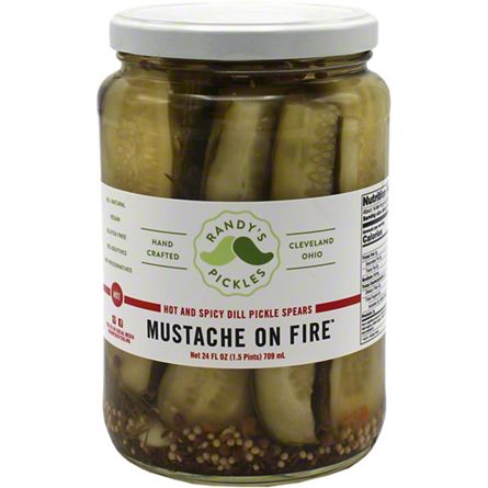 Randy's Randys Pickles Mustache On Fire Pickles, 24 oz | Central Market ...