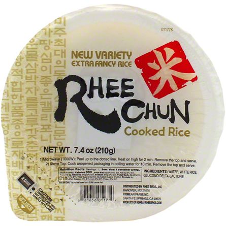 Rhee Chun Cooked Rice, 7.4 oz | Central Market - Really Into Food