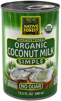 Native Forest Simple Organic Unsweetened Coconut Milk, 13.50 oz ...