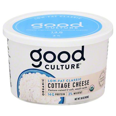 Good Culture Organic 2% Milkfat Cottage Cheese, 16 oz | Central Market ...