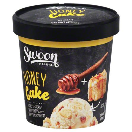 Swoon by H-E-B Honey Cake Ice Cream, 1 pt | Central Market - Really ...