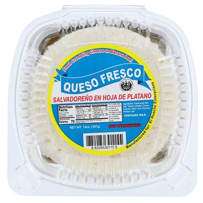 El Huache Queso Fresco Salvadoreño en Hoja de Platano, 14 oz | Joe V's ...