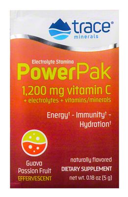 Trace Minerals Guava Passion Electrolyte Stamina Power Pak, ea ...