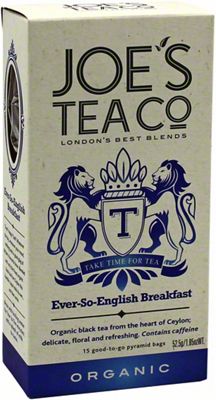 Joes Tea Co. Organic Ever-So-English Breakfast Tea, 15 ct | Central ...