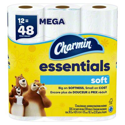Charmin Essentials Soft Toilet Paper, 12 Mega Rolls | Joe V's Smart ...