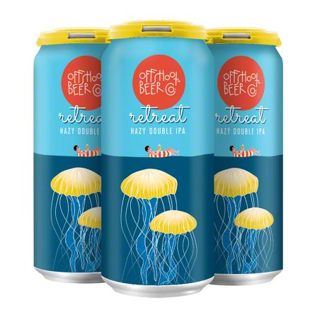 Offshoot Beer Co. Retreat Hazy Double IPA Beer 16 oz Cans, 4 pk ...