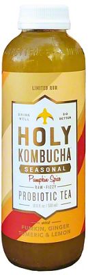 Holy Kombucha Guavas + Dragon Probiotic Tea, 16.9 oz | Central Market ...