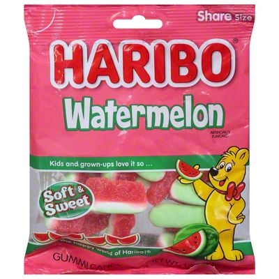 Haribo Watermelon Flavor Gummi Candy, 4.1 oz | Joe V's Smart Shop | Low ...