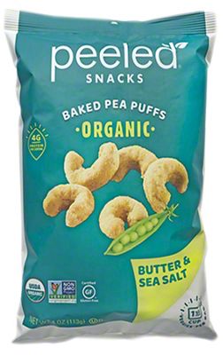 Peeled Snacks Butter & Sea Salt Baked Pea Puffs, 4 oz | Central Market ...