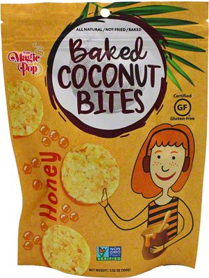 Kim's Magic Pop Honey Flavor Baked Coconut Bites, 3.52 oz | Central ...