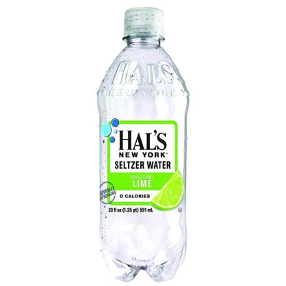 Hal's New York Lime Seltzer Water - 20 fl oz Bottle Ingredients | Spoonful