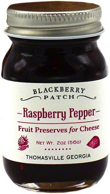 Blackberry Patch Raspberry Pepper Fruit Preserves for Cheese, 2 oz ...