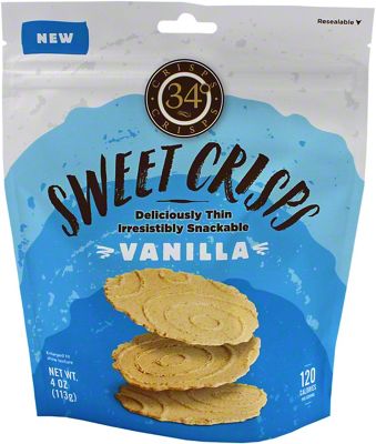 34 Degrees Sweet Crisps Vanilla, 4 oz | Central Market - Really Into Food