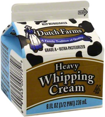 Dutch Farms Heavy Whipping Cream, 8 oz | Central Market - Really Into Food