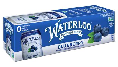 Waterloo Blueberry Sparkling Water 12 oz Cans, 12 pk | Central Market ...