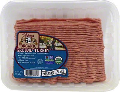 Mary's Organic 93% Lean Ground Turkey, 1 lb | Central Market - Really ...