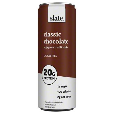 Slate Classic Chocolate Protein Milk Shake, 20g, 11 oz | Central Market ...