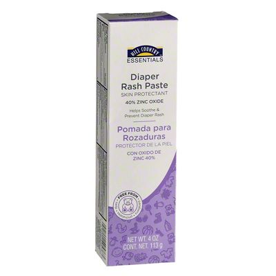 Hill Country Essentials Diaper Rash Paste with 40% Zinc Oxide, 4 oz ...