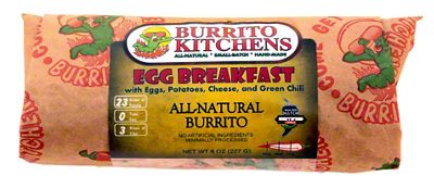 Burrito Kitchens Egg Breakfast Burrito, 8 oz | Central Market - Really ...