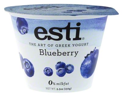 Esti Blueberry 0% Milkfat Greek Yogurt, 5.3 oz | Central Market ...