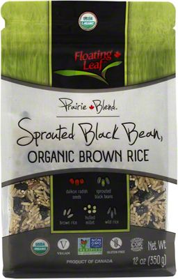 Floating Leaf Sprouted Black Bean Organic Brown Rice, 12 oz | Central ...
