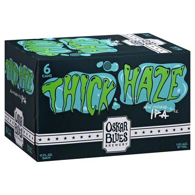 Oskar Blues Thick Haze New England Style IPA Beer 12 oz Cans, 6 pk ...