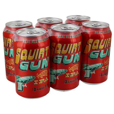 Real Ale Squirt Gun Juicy IPA Beer 12 oz Cans, 6 pk | Central Market ...
