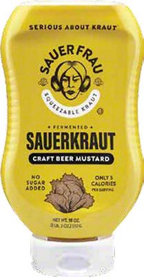 Sauer Frau Sauerkraut Beer Mustard Squeeze, 18 oz | Central Market ...