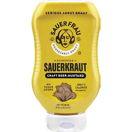 Sauer Frau Sauerkraut Beer Mustard Squeeze, 18 oz | Central Market ...