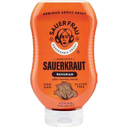Sauer Frau Sauerkraut Bavarian Squeeze, 18 oz | Central Market - Really ...