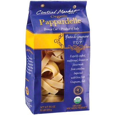 Central Market Organic Bronze-Cut Pappardelle Pasta, 17.6 oz | Central ...