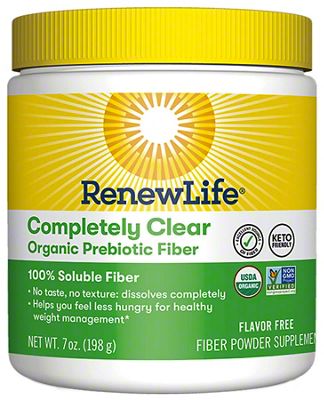 Renew Life Completely Clear Organic Prebiotic Fiber, 7 oz | Central ...