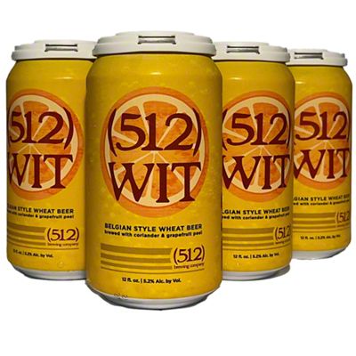 (512) Brewing Wit Beer 6pk Cans, 12 oz | Central Market - Really Into Food
