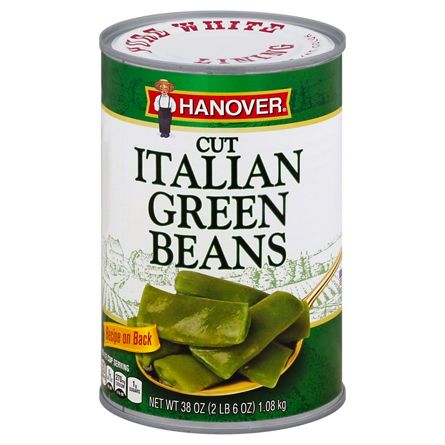 Hanover Italian Cut Green Beans, 38 oz | Central Market - Really Into Food