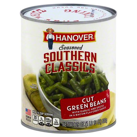 Hanover Seasoned Cut Green Beans, 29 oz | Central Market - Really Into Food