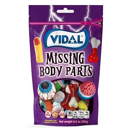 Vidal Gummi Missing Body Parts Halloween Candy, 4.5 oz | Central Market ...