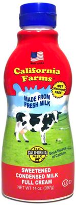 California Farms Sweet Condensed Milk Full Cream, 14 oz | Central ...