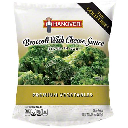 Hanover Broccoli With Cheese Sauce, 10 oz | Central Market - Really ...